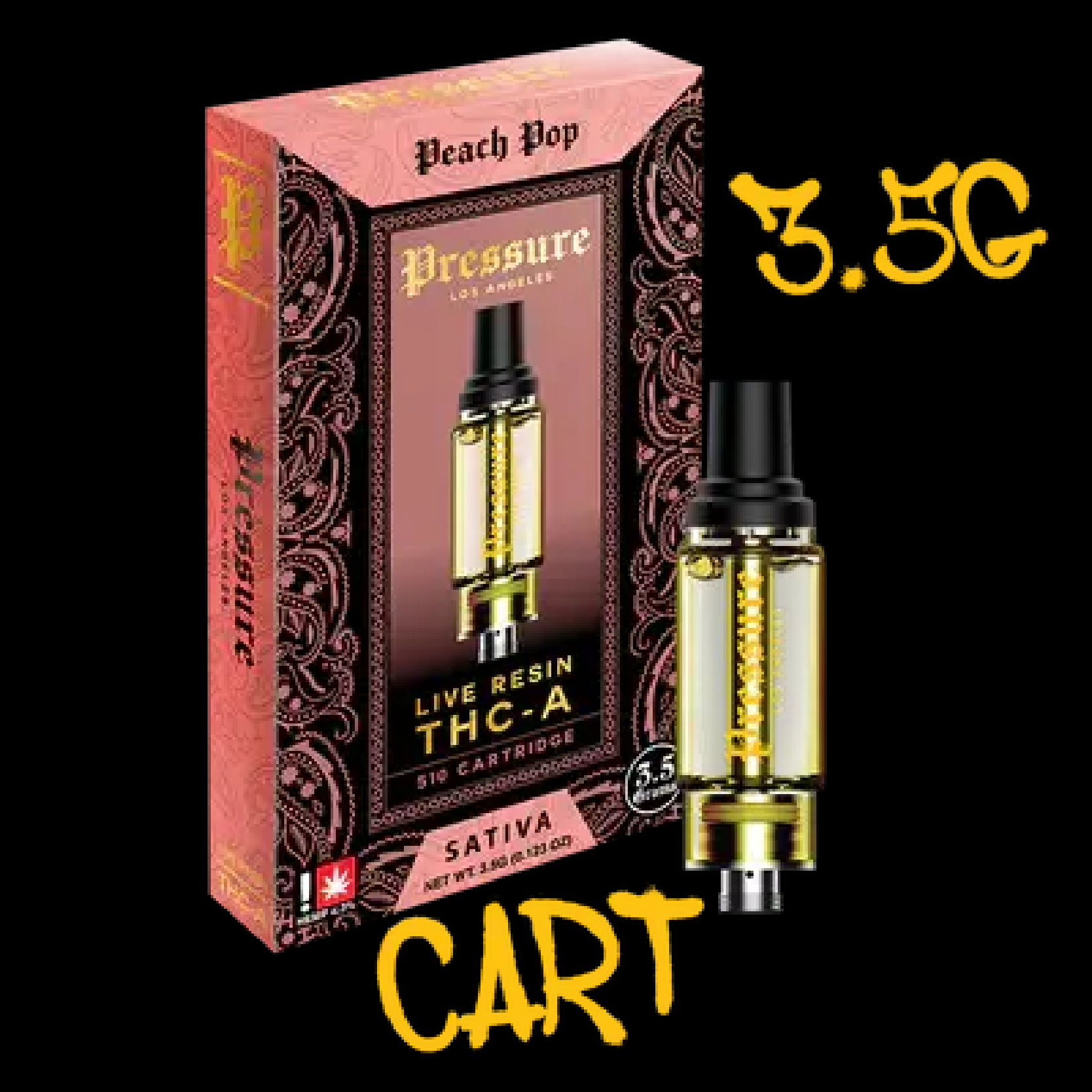 3.5g LIVE RESIN THC-A CARTRIDGE – Pressure Los Angeles