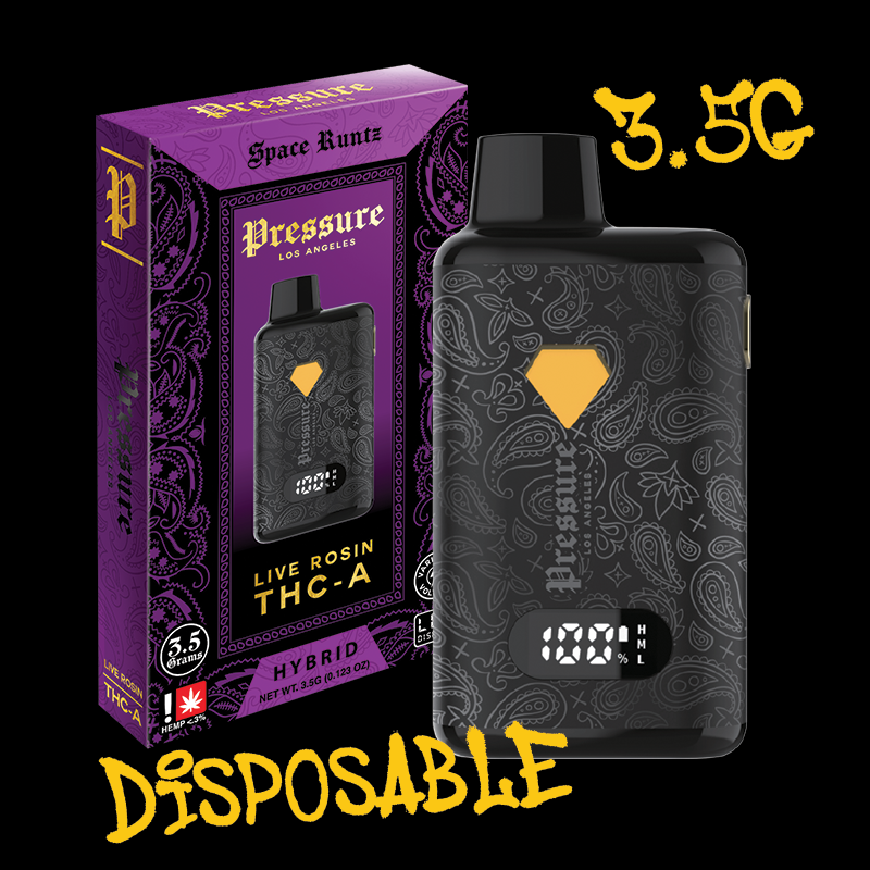 PRESSURE LA 3.5G LIVE ROSIN DISPOSABLE – Pressure Los Angeles