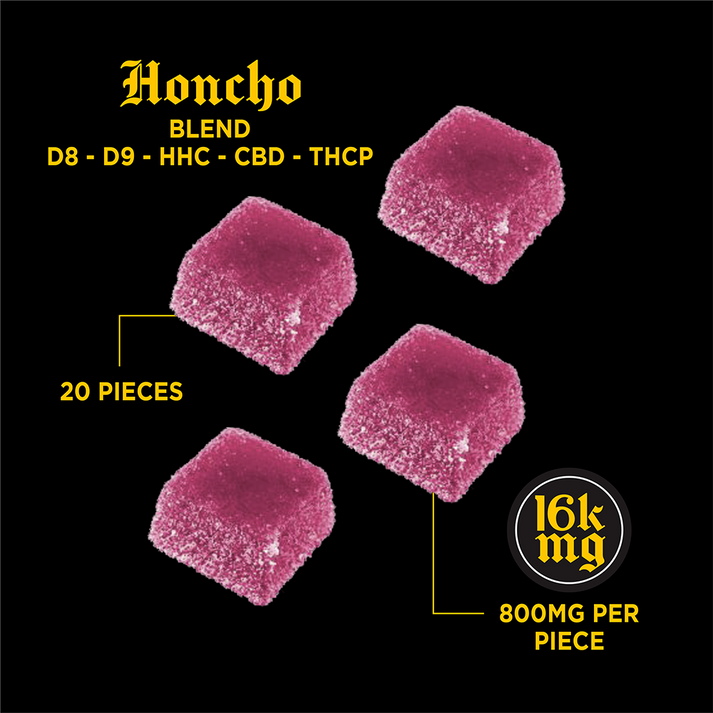 Pressure Los Angeles Honcho Pink Lemonade Gummies | 20ct | 16000mg